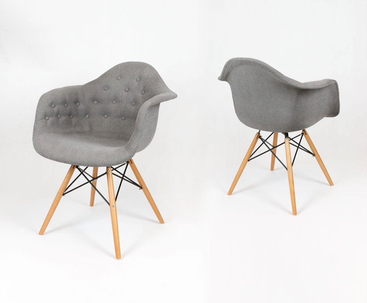 SK DESIGN KR012F UPHOLSTERED ARMCHAIR MORIC 7 GUZIK Beech wood \ GUZIK ...